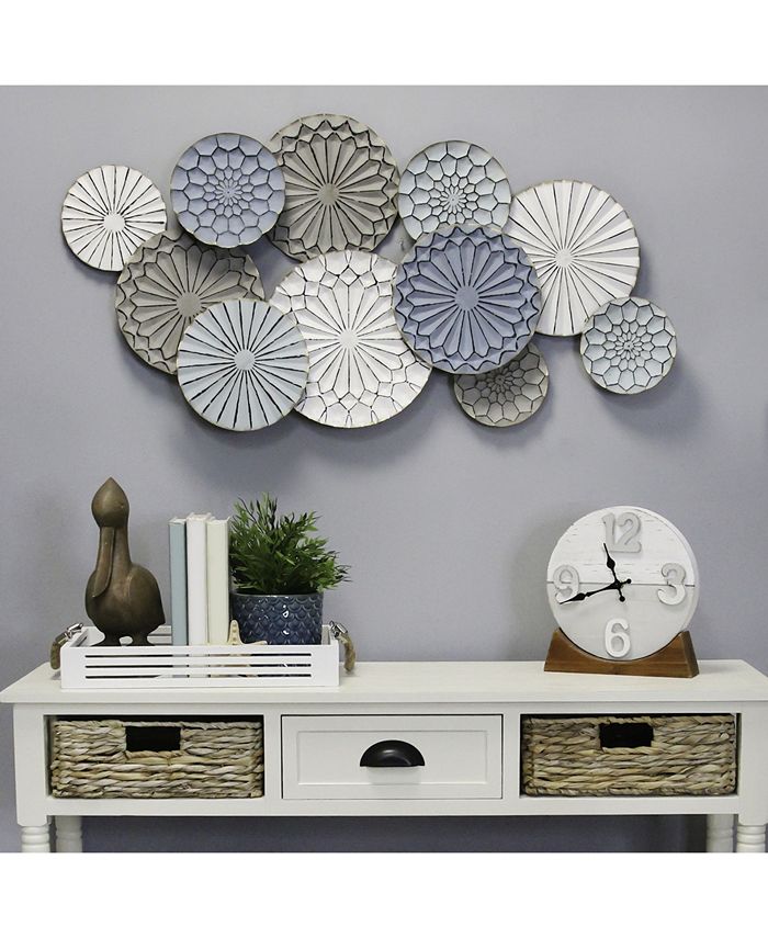 Stratton Home Décor Stratton Home Decor Caroline Metal Plates Statement ...