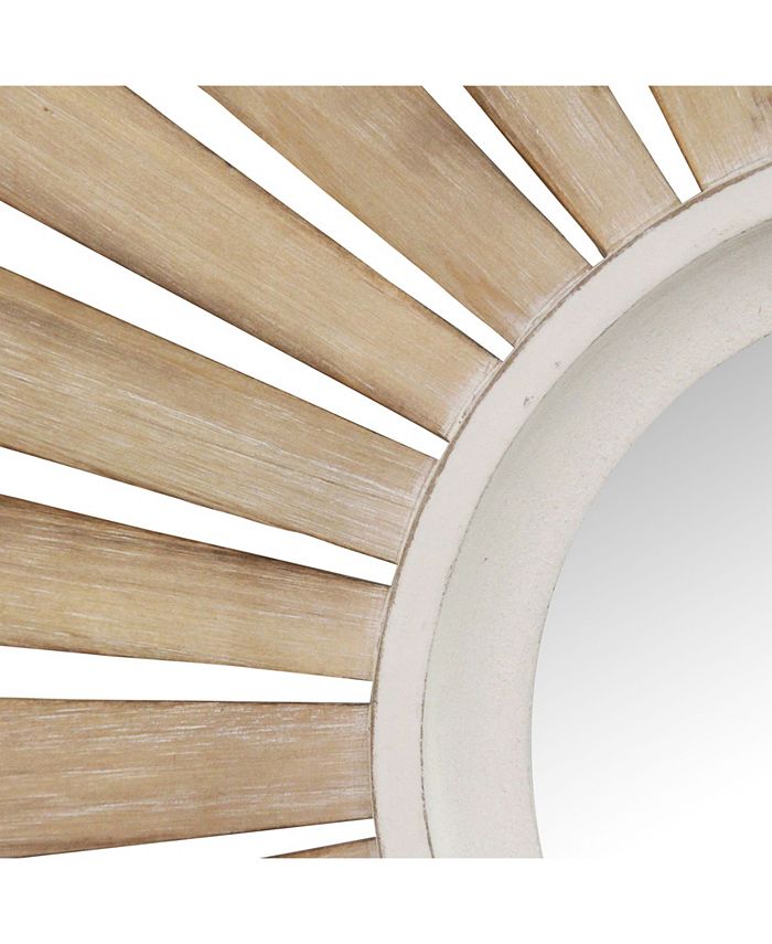 Stratton Home Décor Stratton Home Decor 30" Taylor Wood Starburst Wall ...