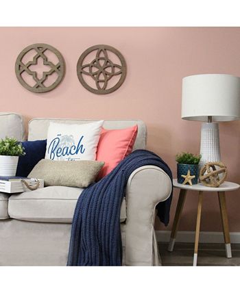 Stratton Home Décor Stratton Home Decor Wood Medallion Wall Decor - Macy's