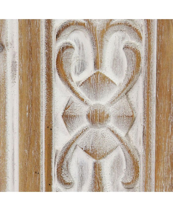 Stratton Home Décor Stratton Home Decor Hillary Wood Wall Mirror - Macy's