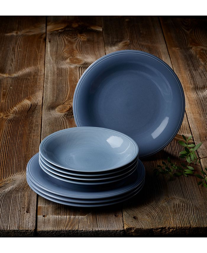 Villeroy & Boch Color Loop Horizon Blue Dinner Plate - Macy's