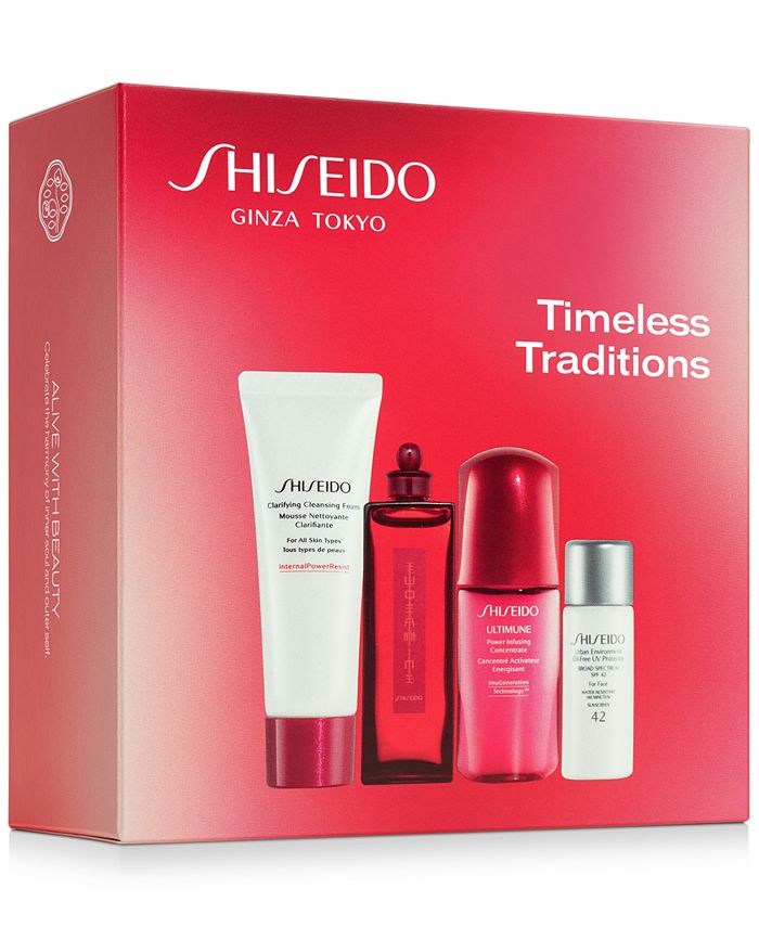 Shiseido 4-Pc. Timeless Traditions Set & Reviews - Beauty Gift Sets ...