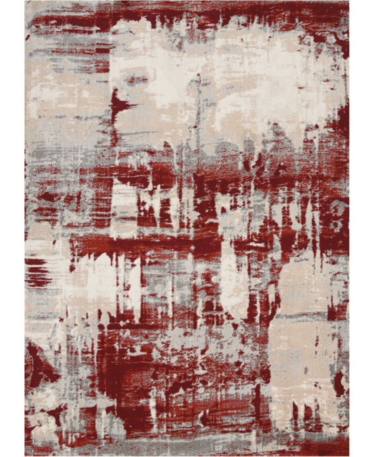 Click here for Long Street Looms Samuel SAM14 Ivory  Red 710 x 10... prices