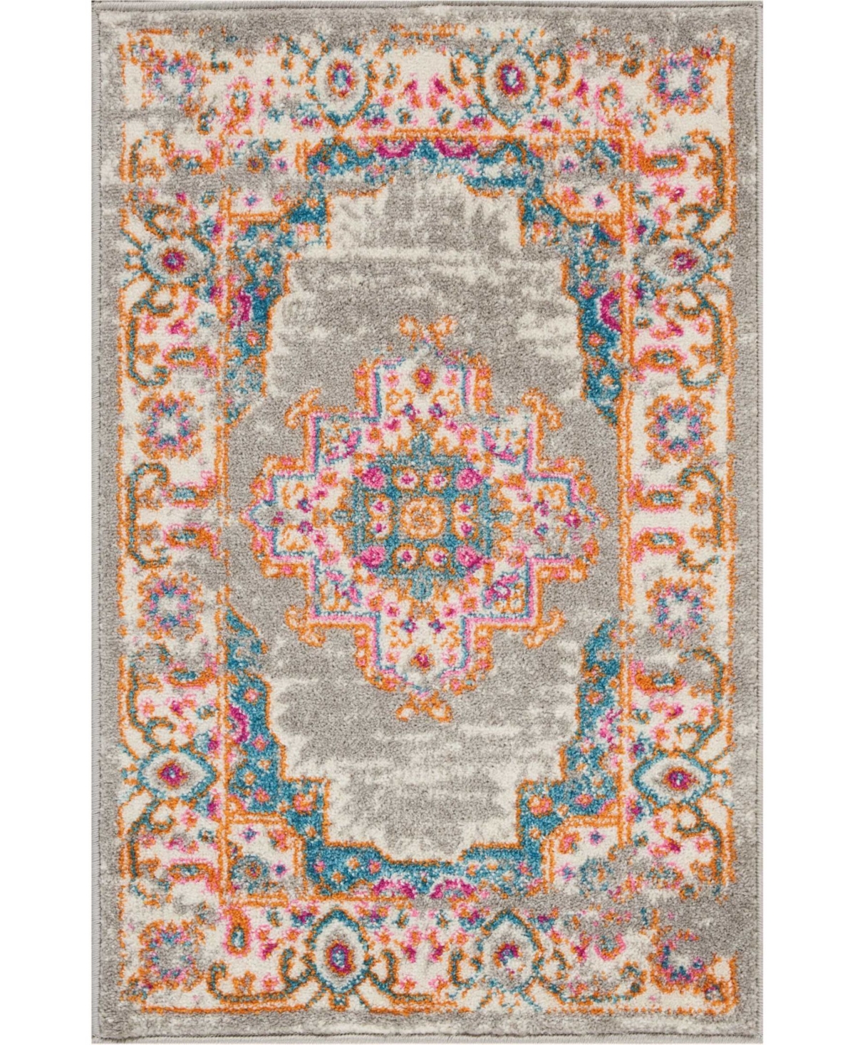 Click here for Long Street Looms Zeal ZEA03 Gray 110 x 210 Area R... prices