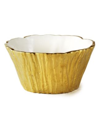 Leeber Tree Bark Porcelain Bowl - Macy's