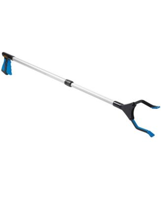 HealthSmart Adjustable Length Reacher Grabber with Rotating Jaw ...