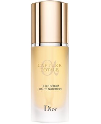 Dior Capture Totale Haute Nutrition Oil-Serum, 1 oz. - Macy's