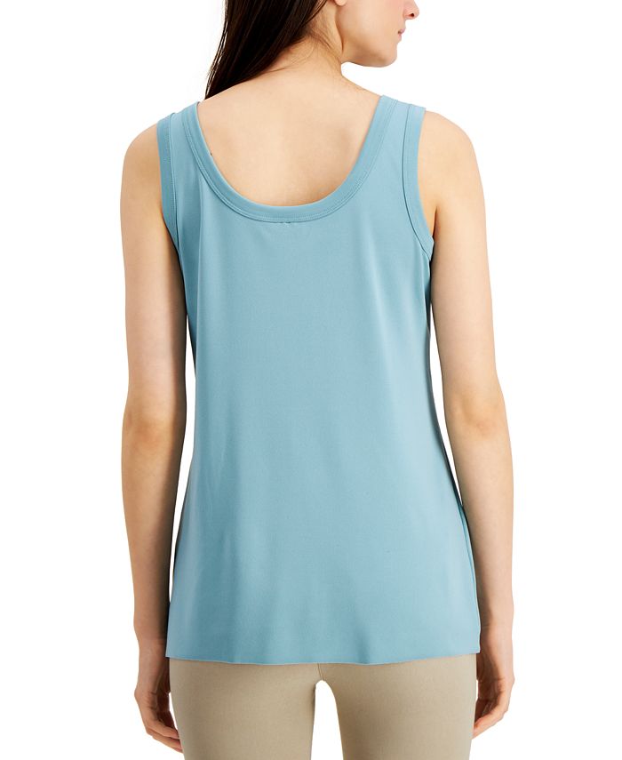 Alfani Solid Scoop-Neck Tank Top, Created for Macy's - Macy's