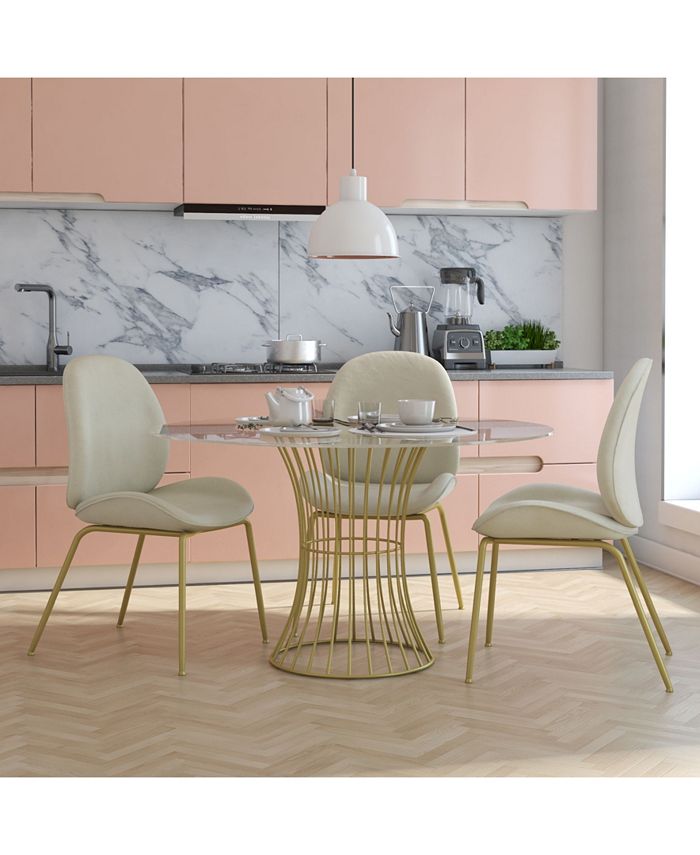 CosmoLiving By Cosmopolitan Astor Upholstered Dining Chair - Macy's