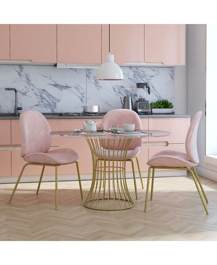 CosmoLiving By Cosmopolitan Astor Upholstered Dining Chair - Macy's