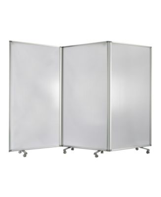 Screen Gems Commercial Residential Double-sided Wheeled 3 Panel Screen ...