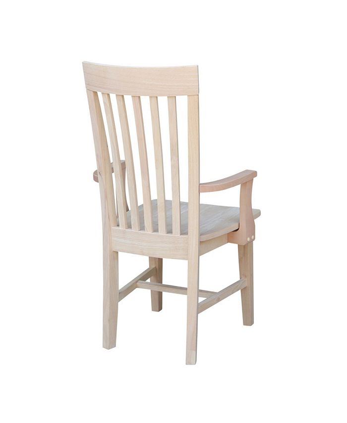 International Concepts Tall Mission Chair with Arms - Macy's