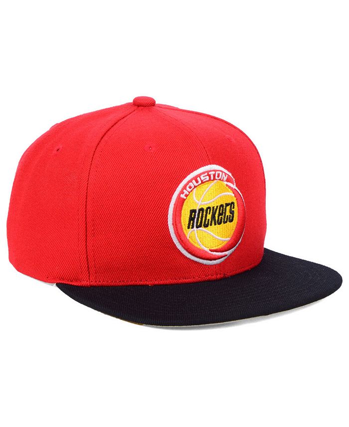 Mitchell & Ness Houston Rockets 2 Tone Classic Snapback Cap - Macy's