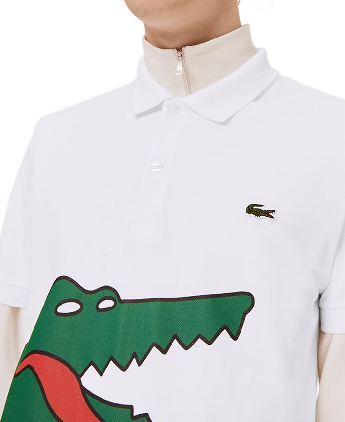 Lacoste Men's Croco Series Jean-Michel Tixier Limited-Edition Polo with ...
