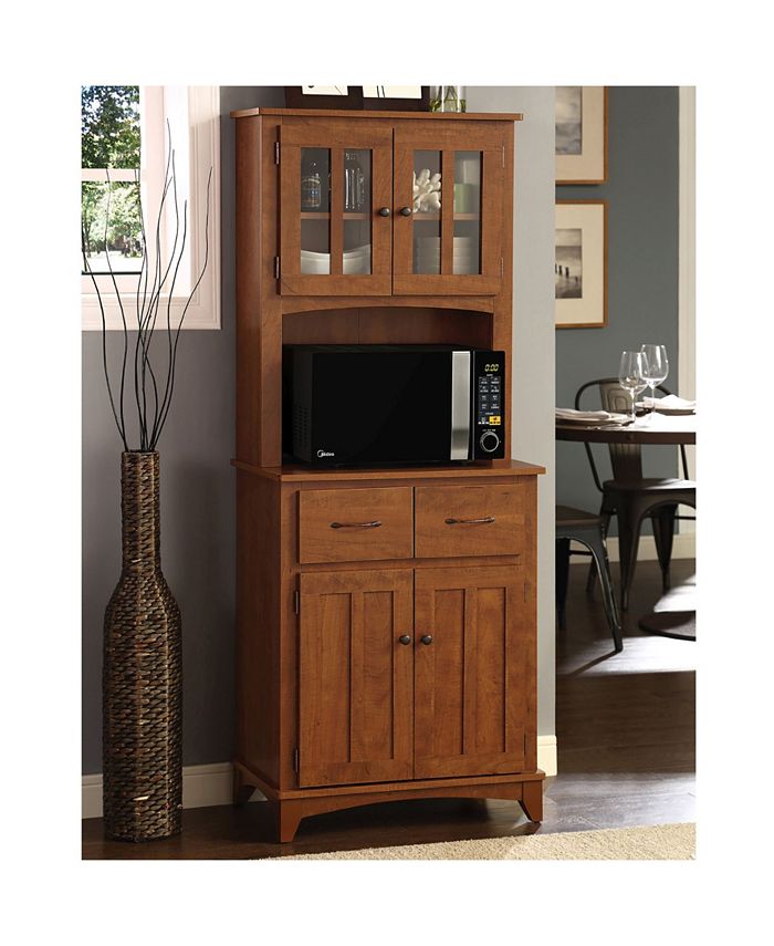 Home Source Hills Microwave Cabinet - Macy's