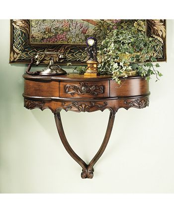 Design Toscano Camellia Wall Console Table - Macy's