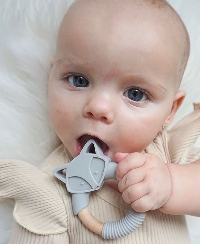 Tiny Teethers Designs Tiny Teether Baby Designs Silicone and Beech Teether & Reviews - All Baby ...