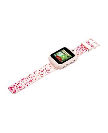 iTouch PlayZoom Blush Smartwatch for Kids with Hearts Print 42mm - Macy's