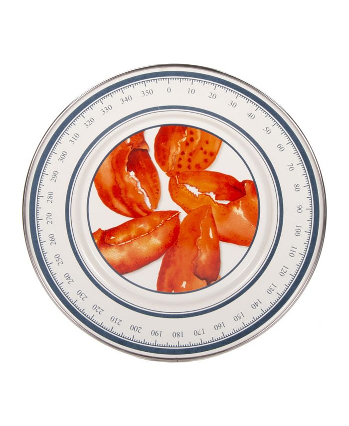 Golden Rabbit Lobster Enamelware Sandwich Plates, Set of 4 - Macy's