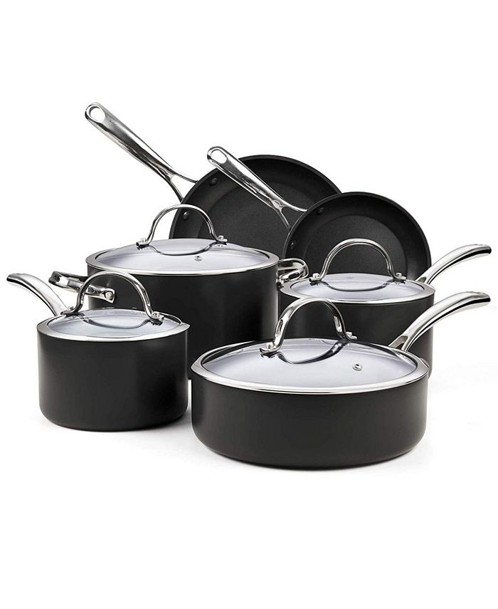 Cooks Standard Nonstick Hard Anodized Cookware Set, 10 Piece - Macy's