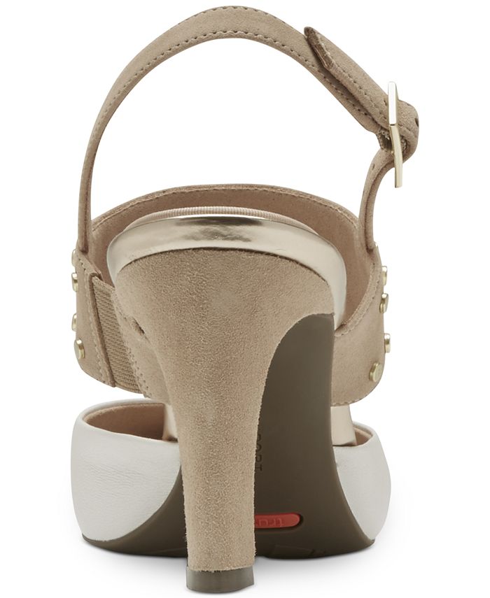 Rockport Women's Total Motion Sheehan Studded-Strap Pumps - Macy's