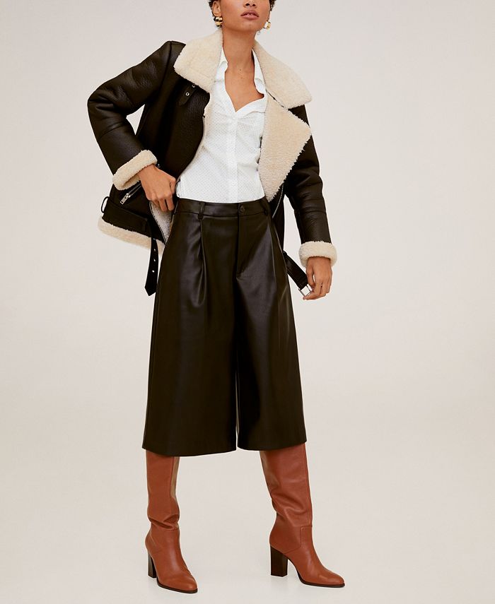 MANGO Printed Cotton Shirt - Macy's