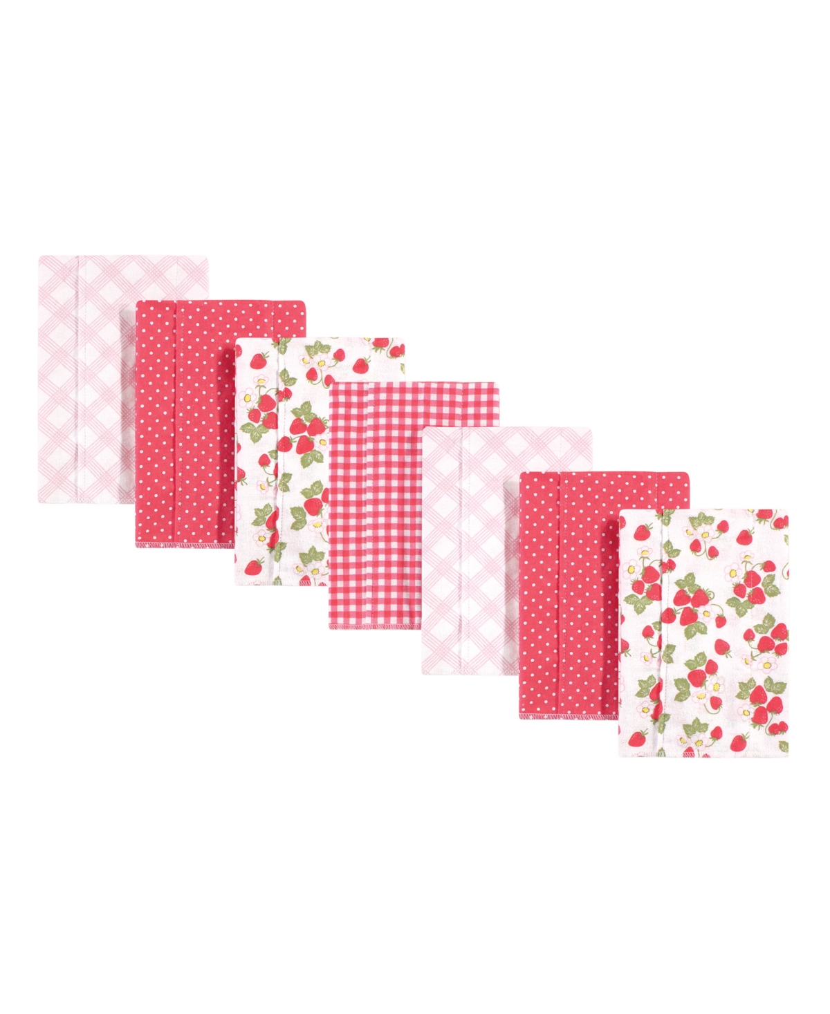 Click here for Hudson Baby Girls 7Pk Flannel Burp Cloth - Strawbe... prices