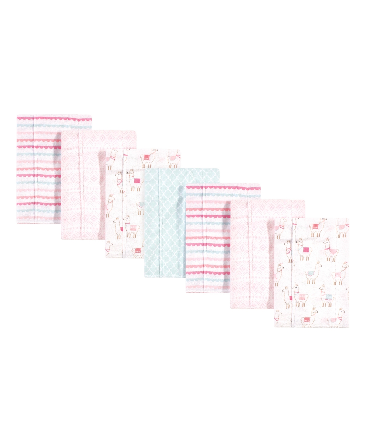 Click here for Hudson Baby Infant Girl Cotton Flannel Burp - Llam... prices