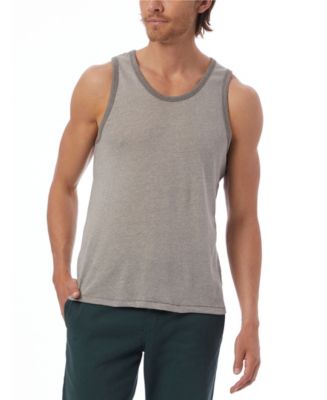 Alternative Apparel Men's Keeper Vintage-Like Jersey Ringer Tank Top ...