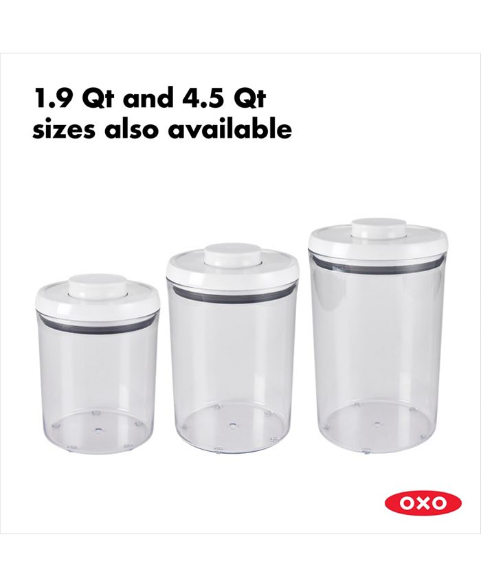 OXO Pop 3-Qt. Round Canister - Macy's