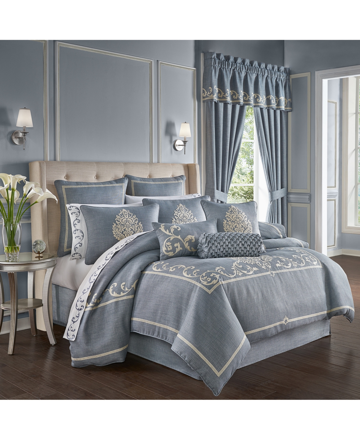 Click here for J Queen New York Aurora 4-Pc. Comforter Set  Calif... prices