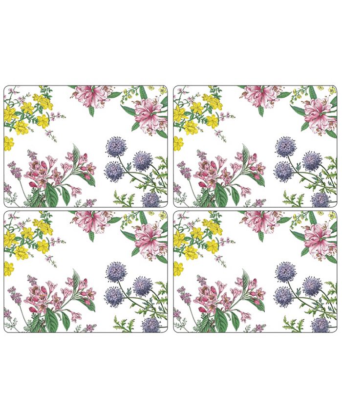 Spode Pimpernel Stafford Blooms Placemats, Set of 4 - Macy's