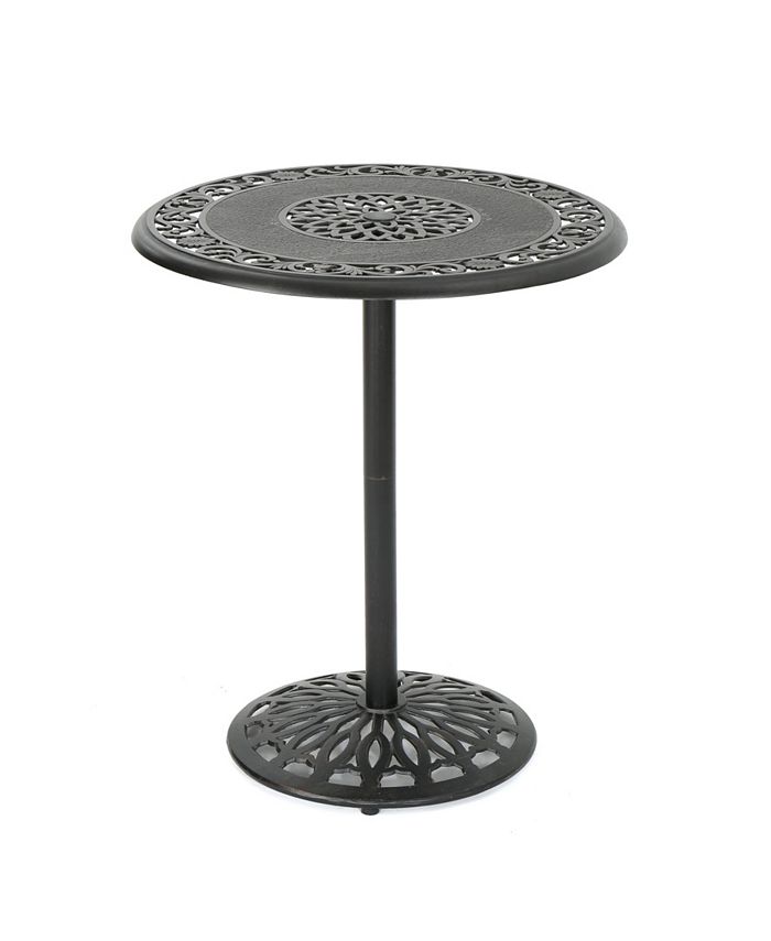 Noble House Hannah Outdoor Cast Bar Table - Macy's