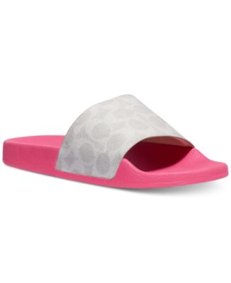 COACH Women's Udele Sport Pool Slides - Macy's