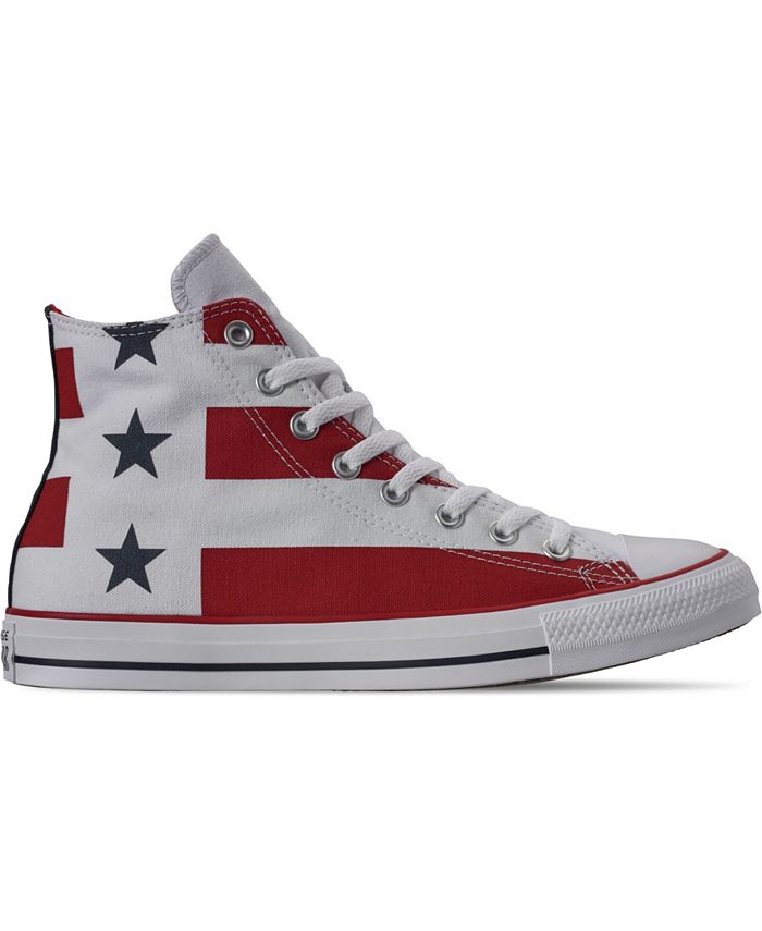 Converse Men's Chuck Taylor All Star Stars and Stripes High Top Casual ...