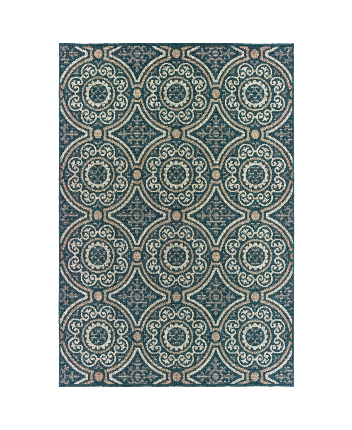 Click here for Oriental Weavers Latitude 609 Blue 67 x 92 Outdoor... prices