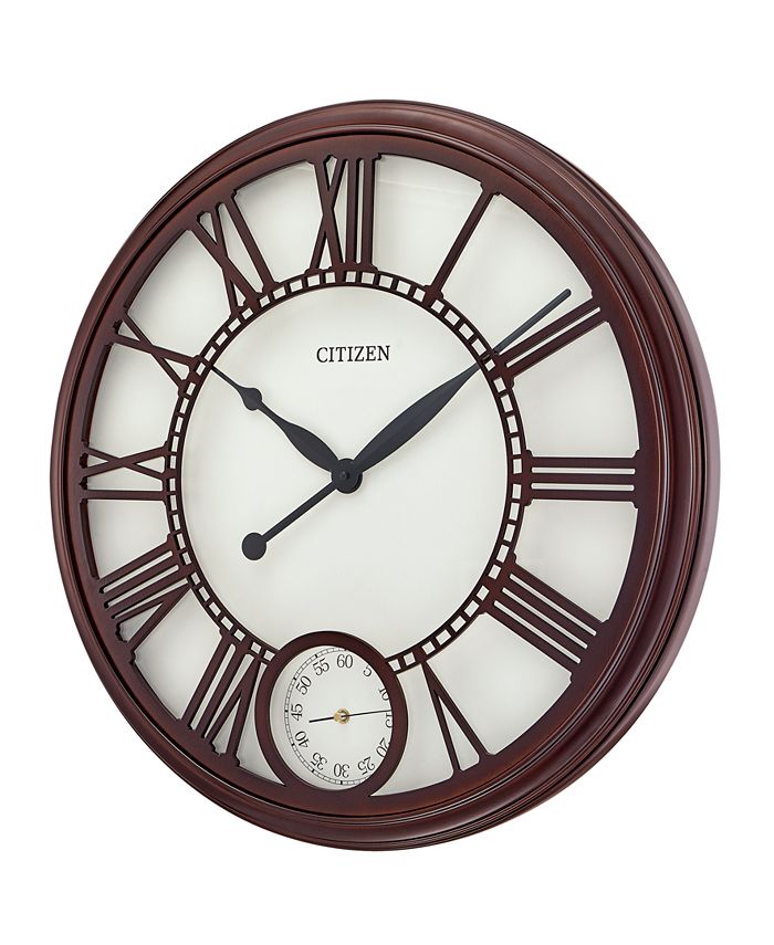Citizen Wooden Framed Wall Clock - Macy's