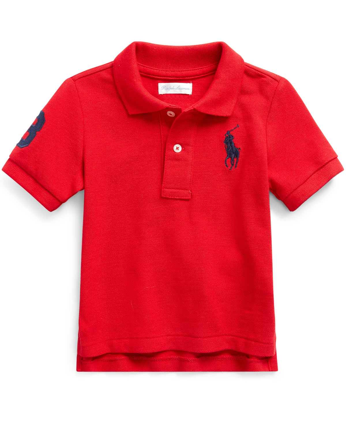 Polo Ralph Lauren Baby Boys Cotton Mesh Pony Logo Polo Shirt - RL 2000 Red