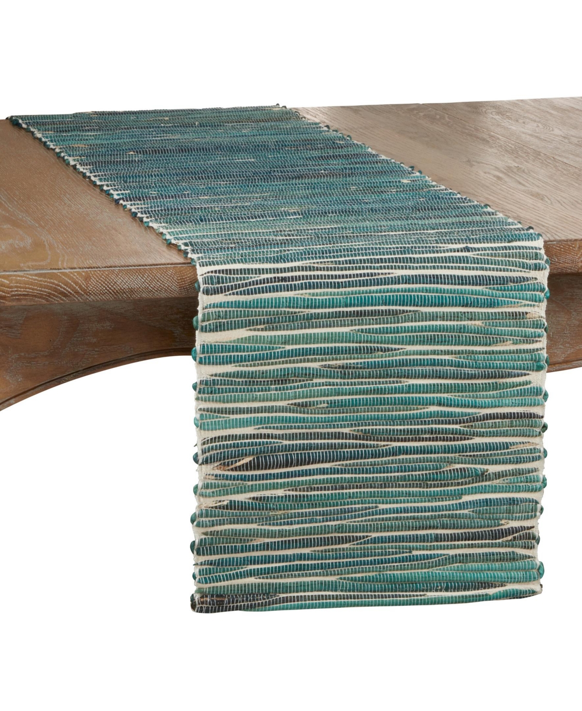 Click here for Saro Lifestyle Water Hyacinth Runner - Turquoise prices