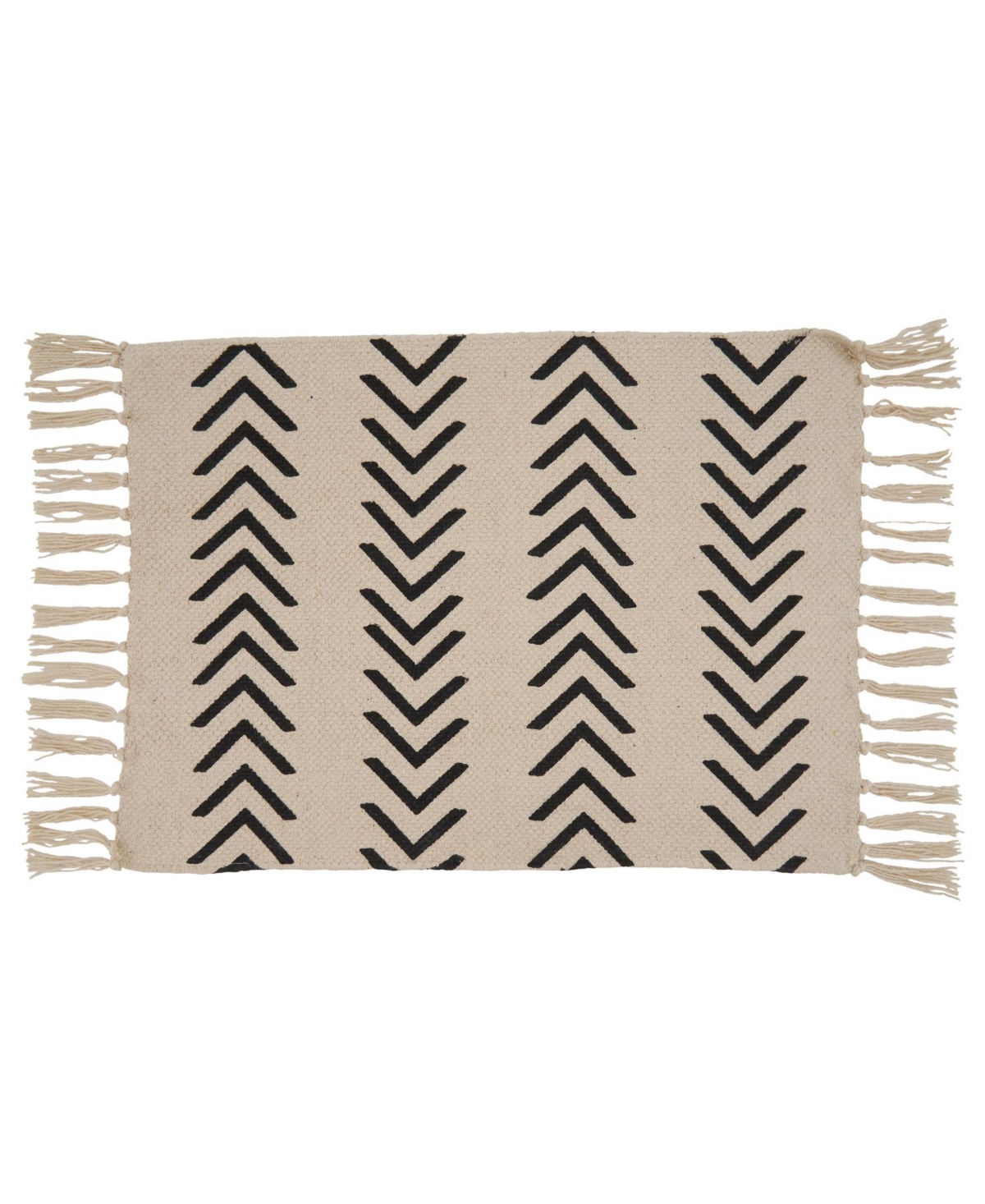 Click here for Saro Lifestyle Chevron Placemat Set of 4 - Cream prices