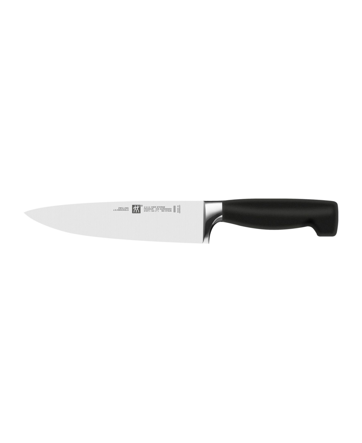Click here for Zwilling Four Star 7 Chefs Knife - Black prices