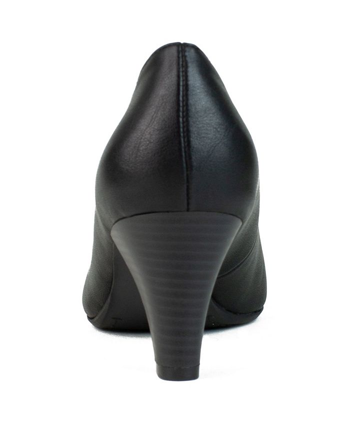 Rialto Stanford Stacked Heel Pump - Macy's