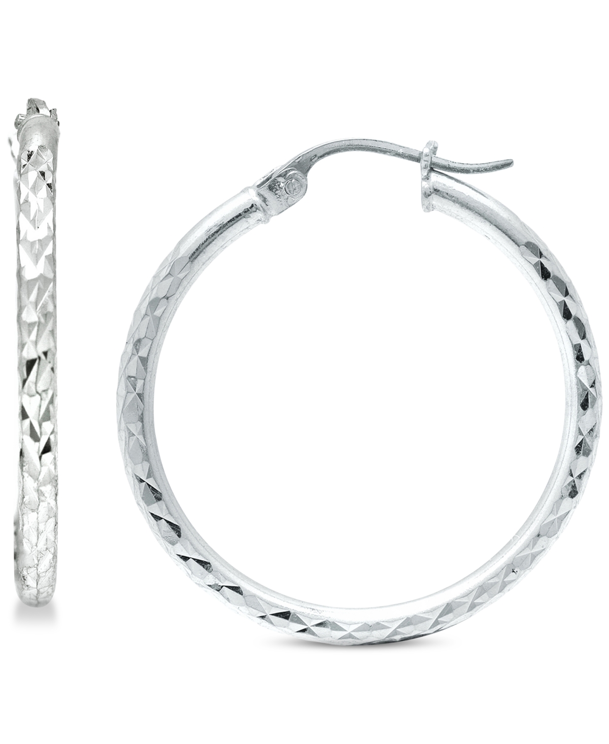 Click here for Giani Bernini Small Twist Hoop Earrings in Sterlin... prices