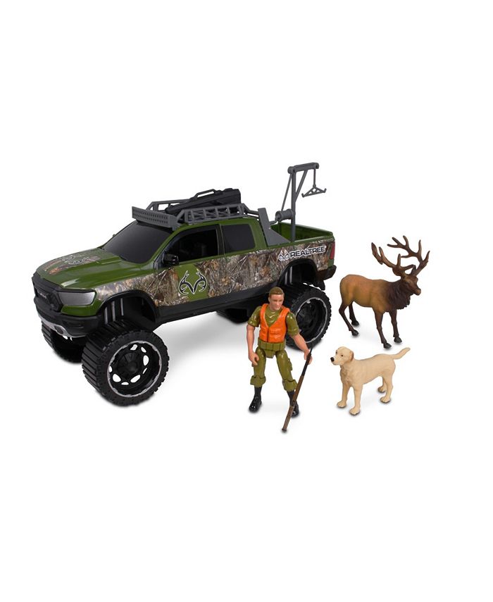 NKOK Realtree 1-18 Scale8-Piece Ram 1500 Rebel Elk Hunting Playset ...