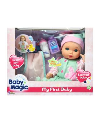 Baby Magic My First Baby Play Set with Toy Baby Doll Scented - Macy's