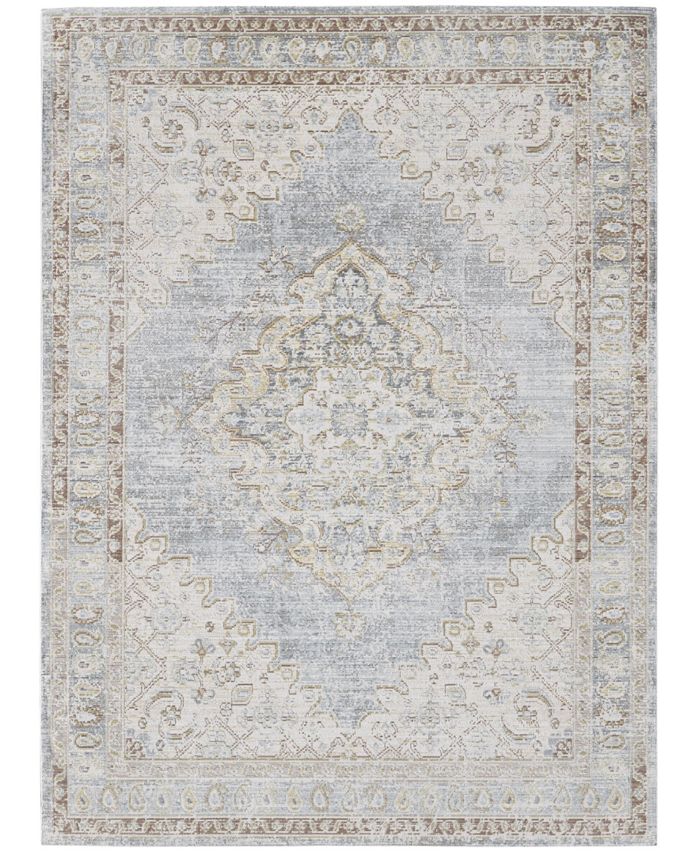 Amer Rugs Century CEN-11 Gray/Ivory 5'3" x 7'3" Area Rug - Macy's