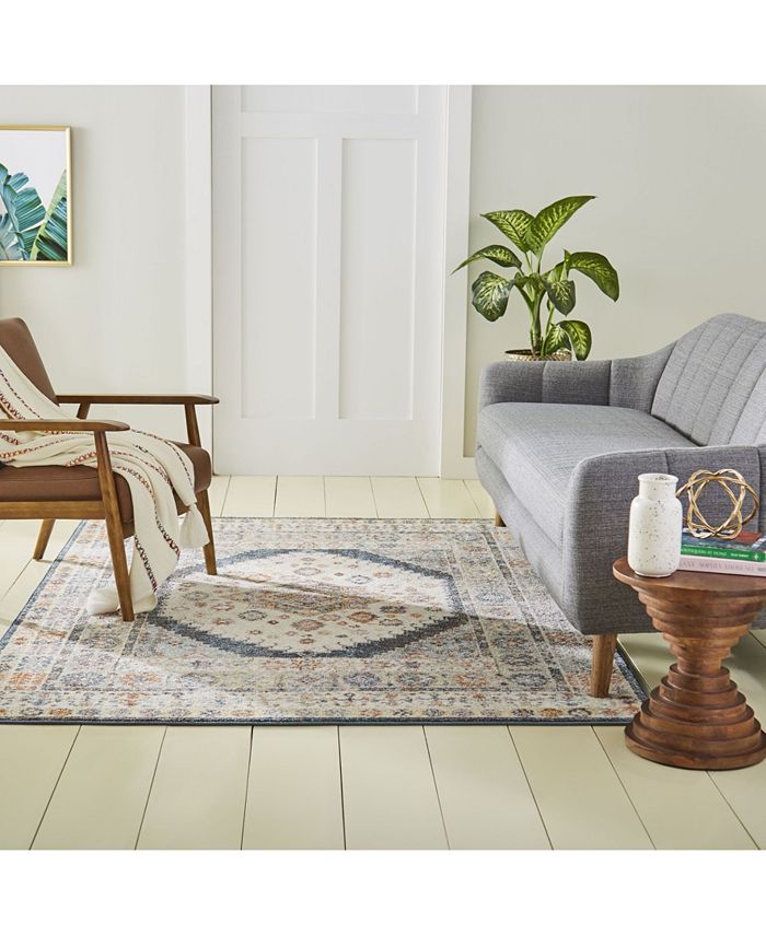 Global Rug Designs Thomo Tho01 Navy 7'10" x 10'2" Area Rug - Macy's