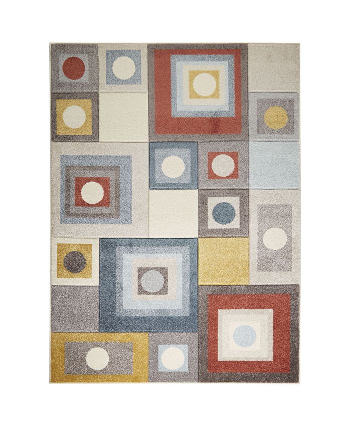 Global Rug Designs Brighton Bri01 Multi 7'10" x 10'6" Area Rug - Macy's