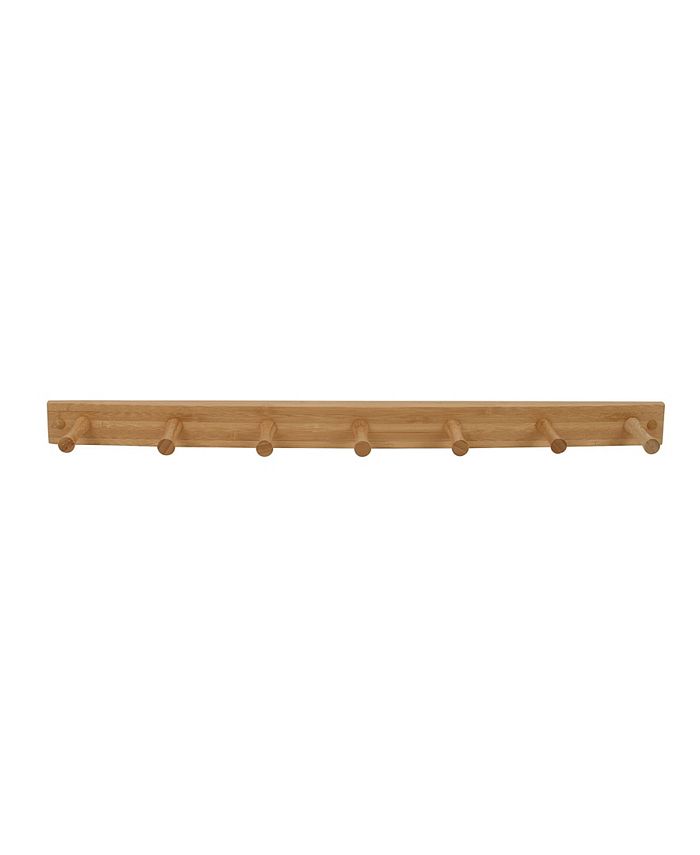 Spectrum Diversified Wall-Mounted 7 Peg Wood Hook Rack - Macy's