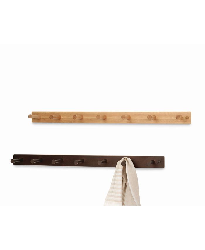 Spectrum Diversified Wall-Mounted 7 Peg Wood Hook Rack - Macy's